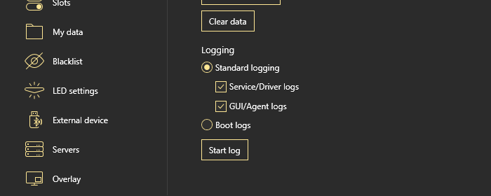 Logging · reWASD help guide