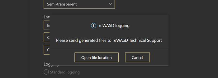 Logging · reWASD help guide
